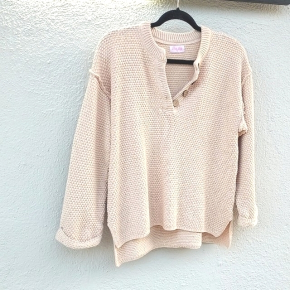 Pink Lily | Sweaters | Pink Lily Knit Sweater | Poshmark